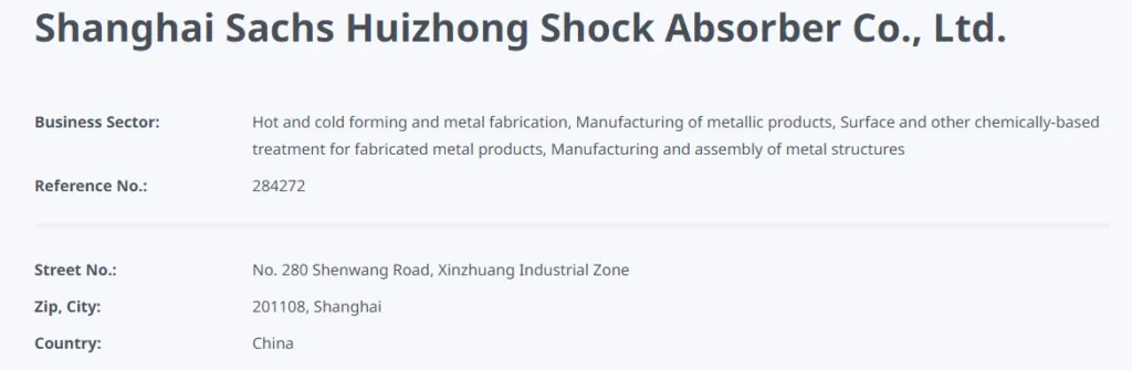 Top 10 Shock Absorber Manufacturers in China